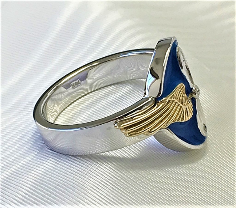 14k Gold Wing Aviation Ring | Limpid Jewelry